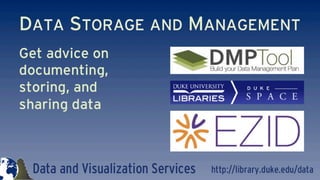 Duke Data and Visualization Services | PPT