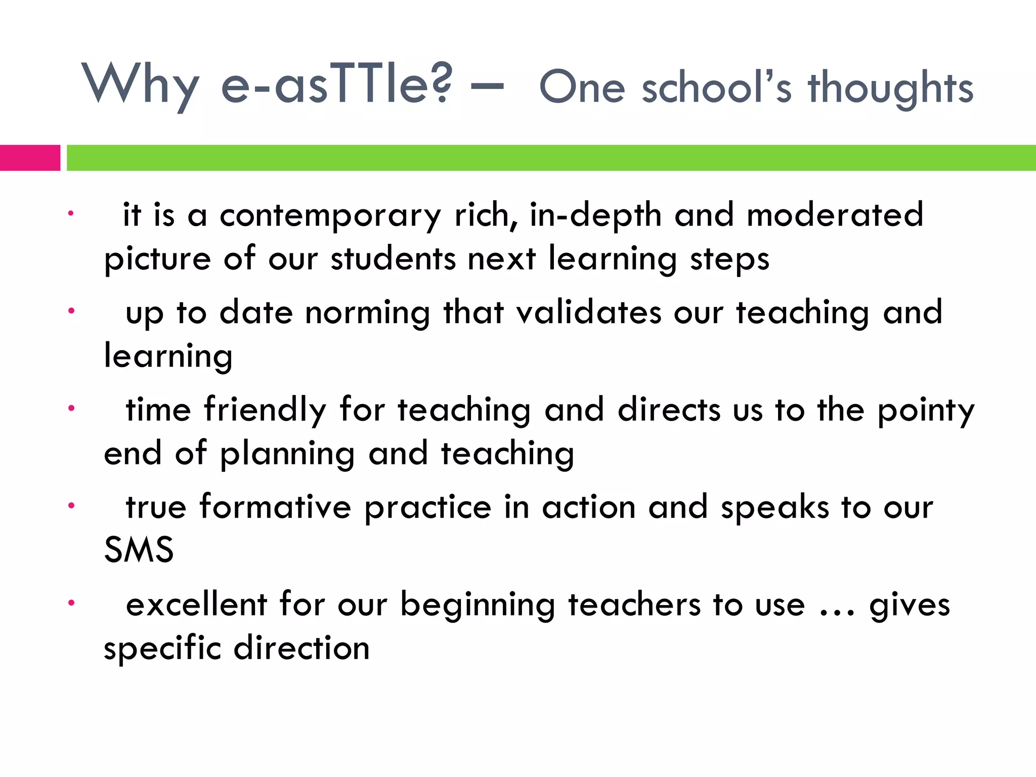 Intro to e as t-tle | PPT
