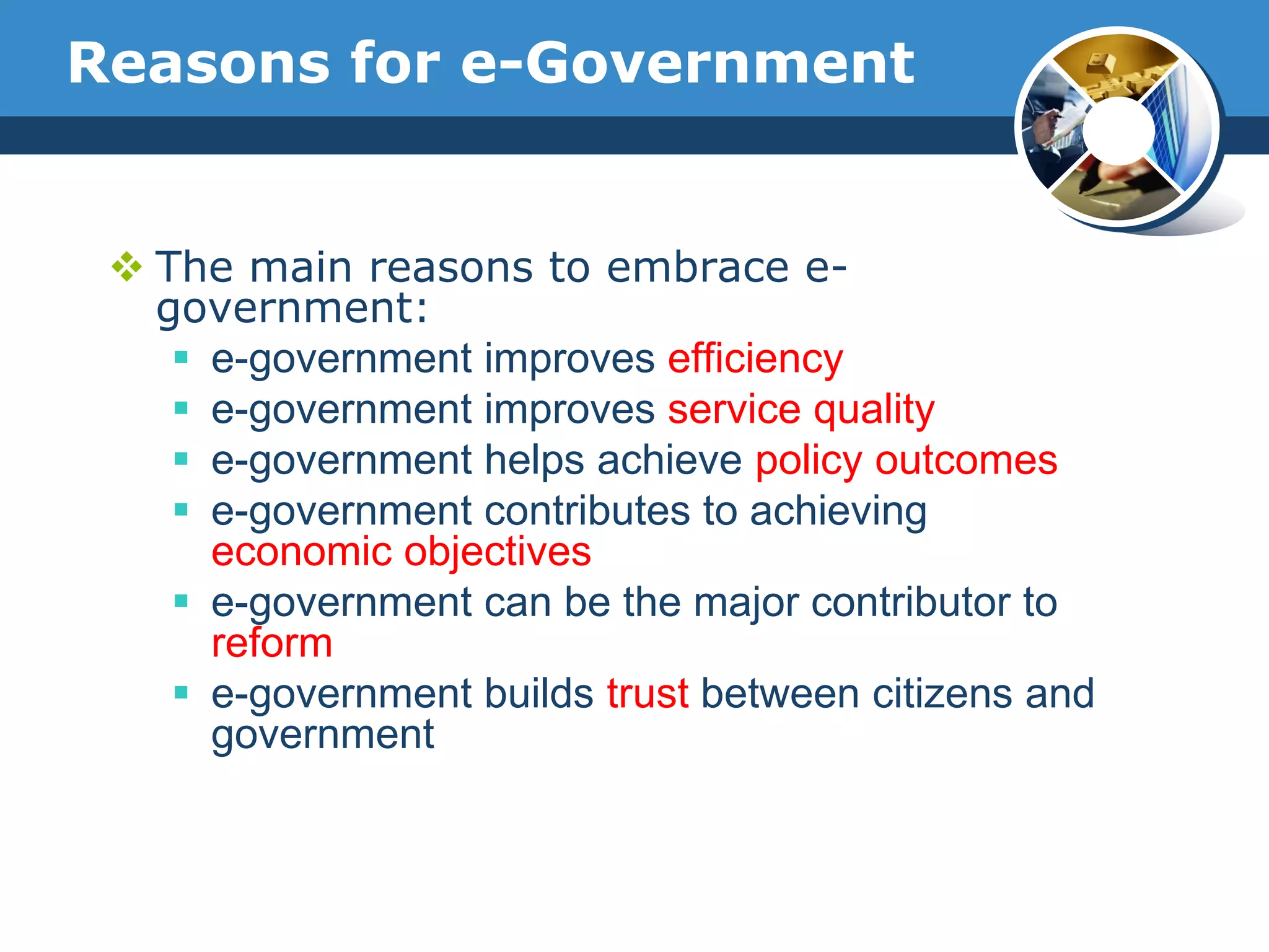 Intro to e gov | PDF