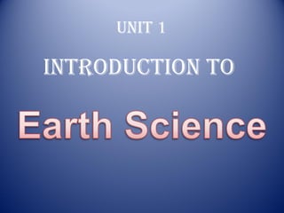 intro_to_earth.ppt and science on how to | PPT