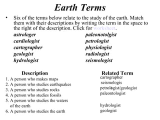 Introduction to Earth Science | PPT