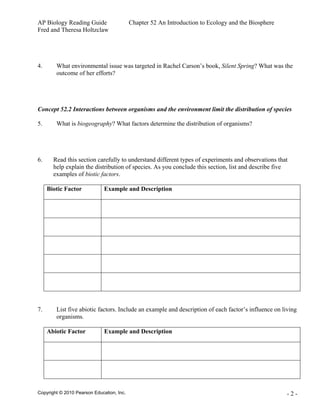 Intro to ecology | PDF | Biological Sciences | Science