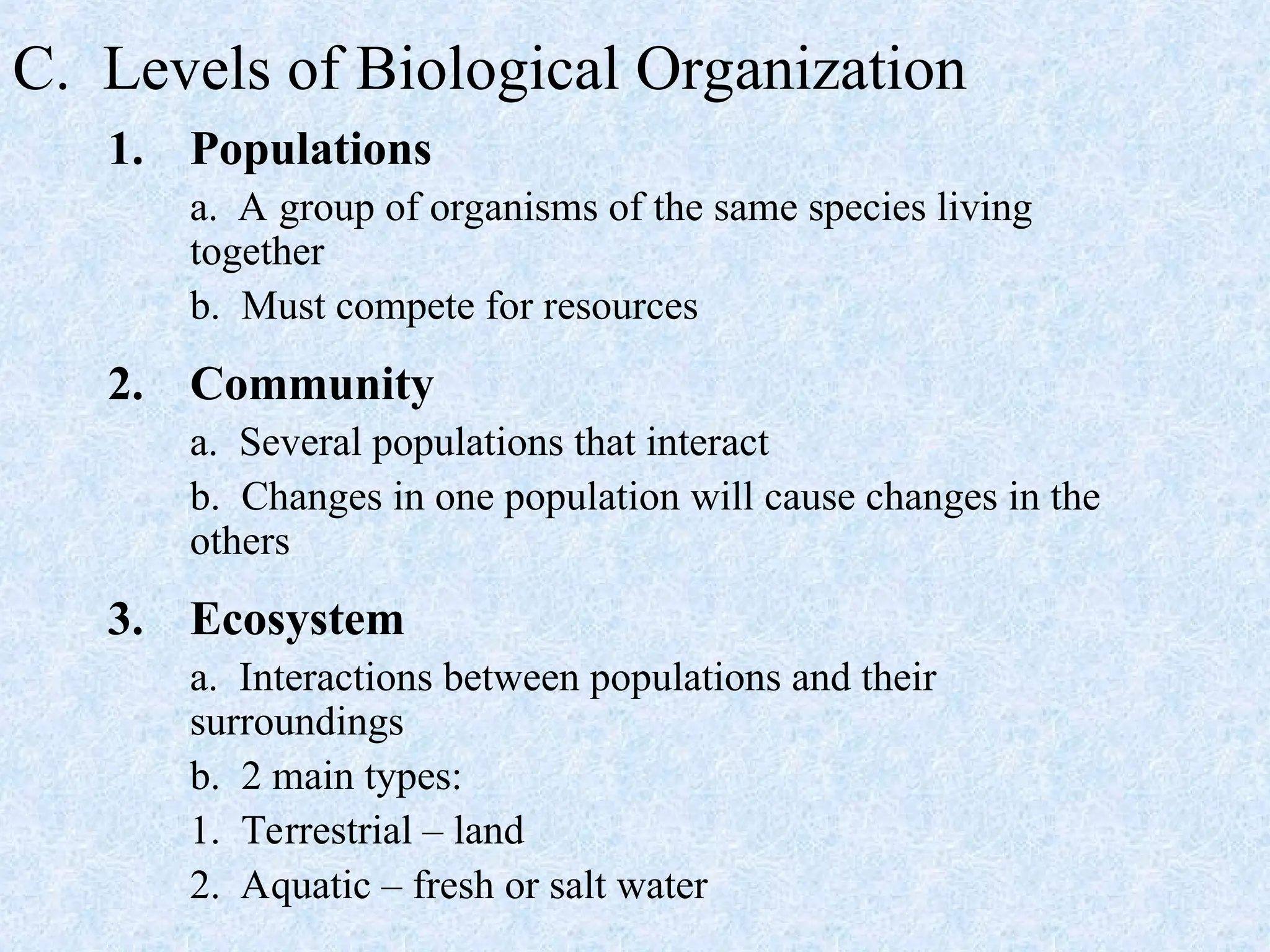 introduction to ecology. Principles of ecologyppt | PPT