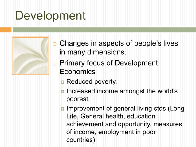 Intro to Economic development - IB Economics | PPTX | Debated Sensitive ...