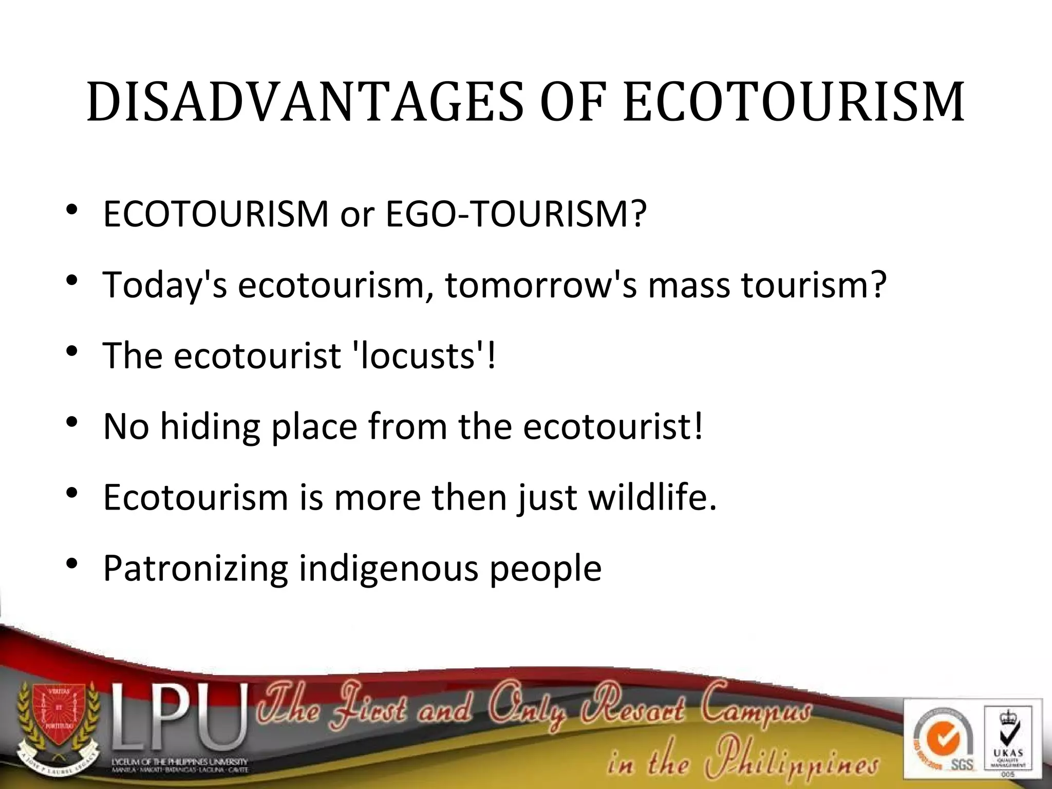 Intro to ecotourism | PPT