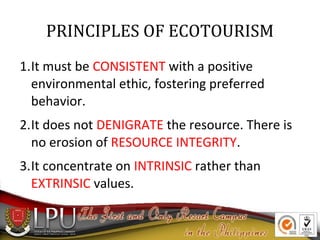 Intro to ecotourism | PPT
