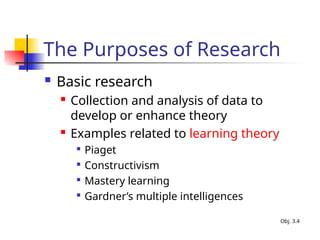 introduction to educational research from Gay et al | PPT