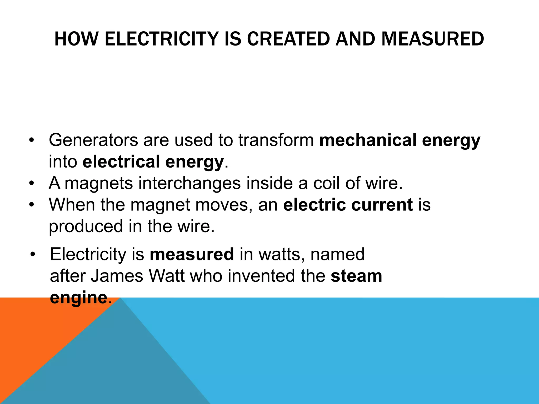 Intro to electricity cristina hernandez | PPTX