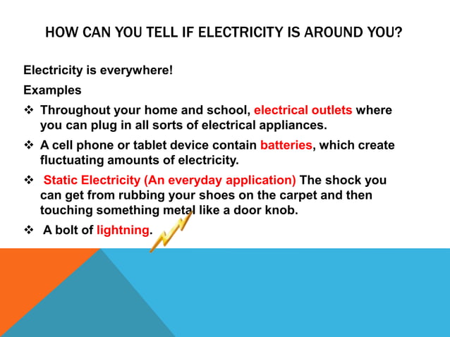 Intro to electricity cristina hernandez | PPTX
