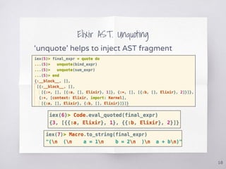 Intro to elixir metaprogramming | PDF | Programming Languages | Computing