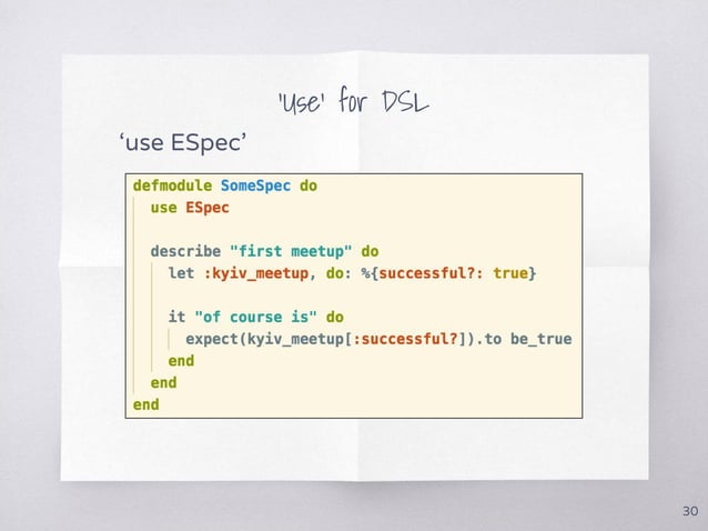 Intro to elixir metaprogramming | PPT