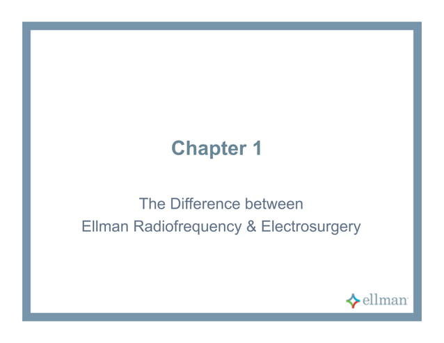 Intro to Ellman Part 1/5 (RF vs. ESU) | PDF