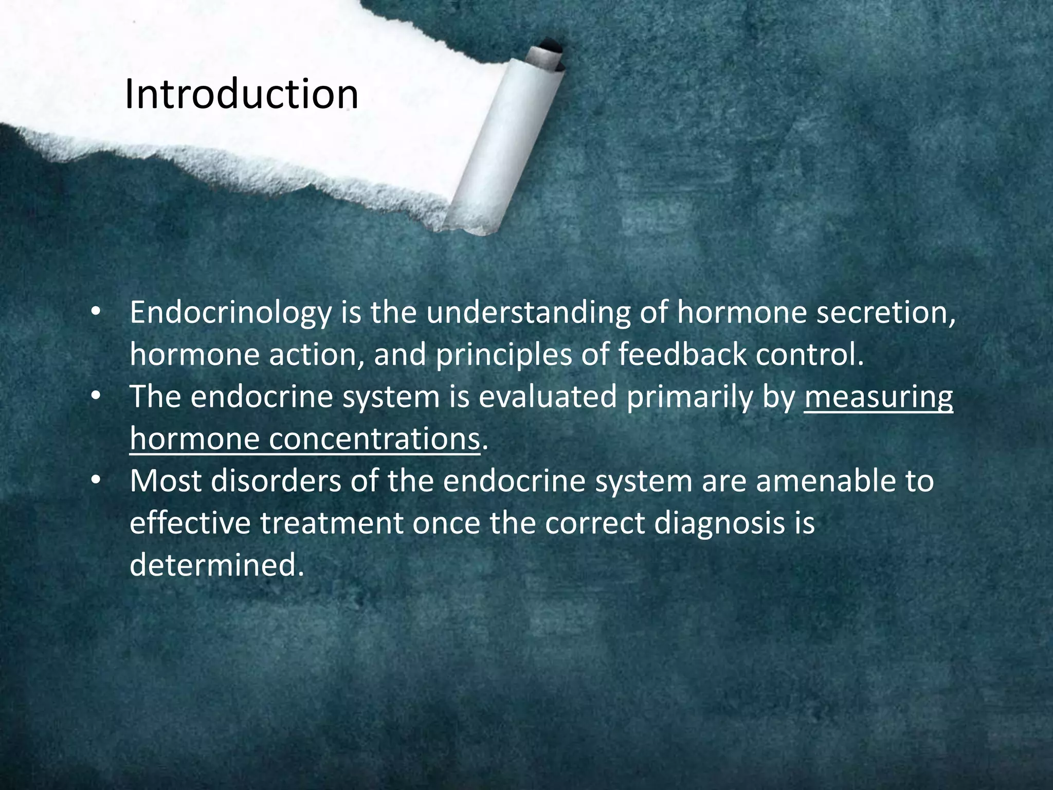 Introduction To Endocrinology Pptx
