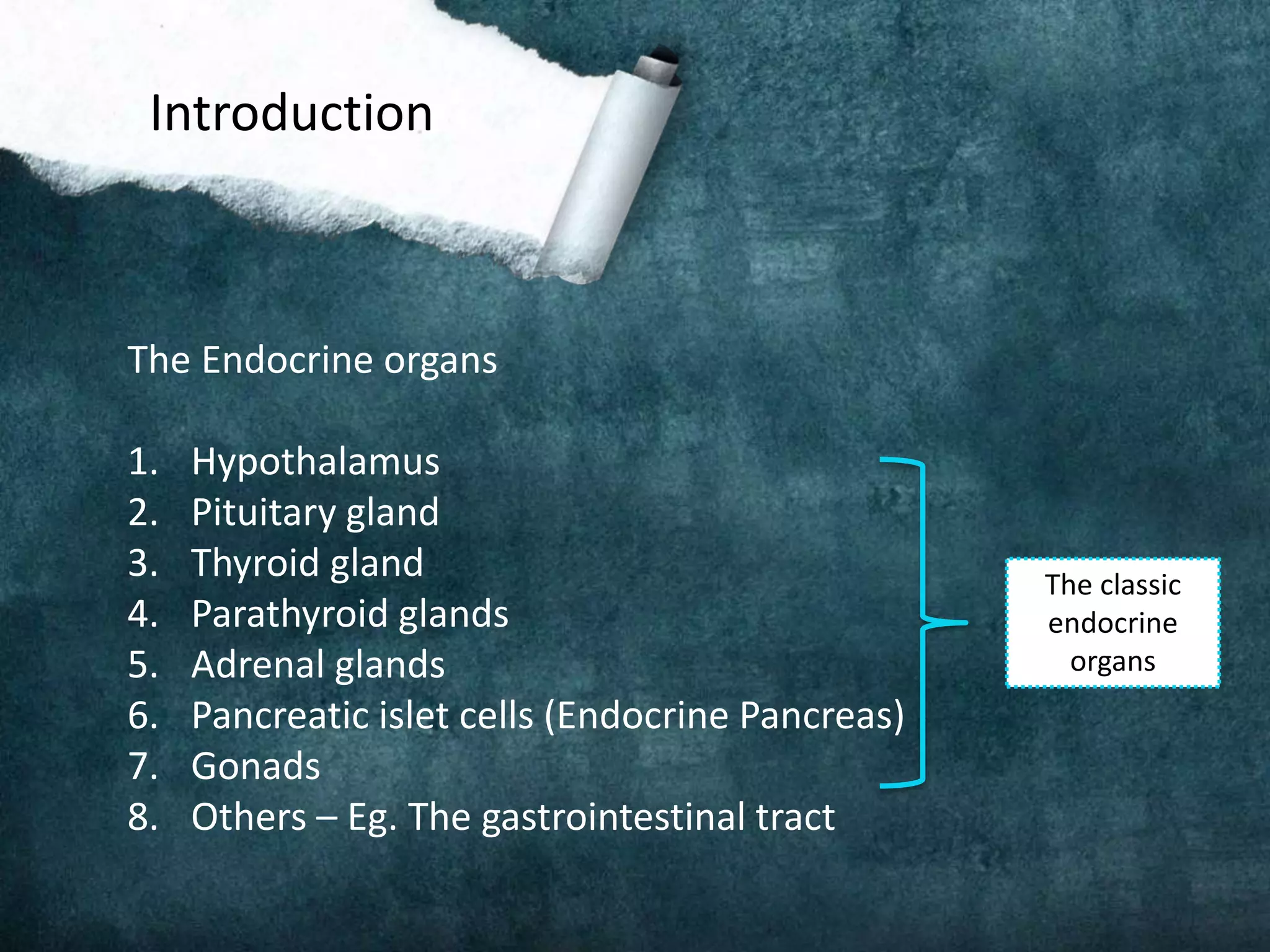 Introduction to endocrinology | PPTX