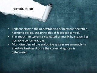 Introduction to endocrinology | PPTX