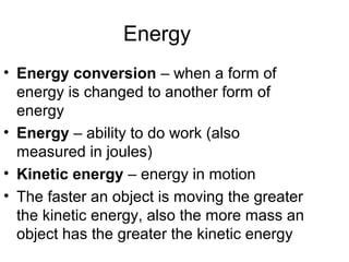 Intro to energy notes | PPT