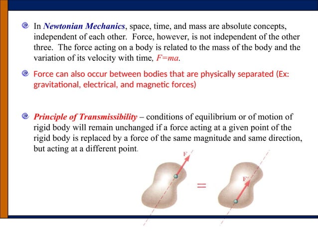 Introduction To Engineering Mechanics Ppt