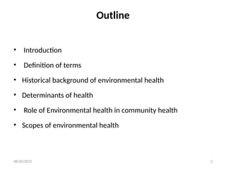 Intro to enviromental Health-1.pptx for health | PPTX