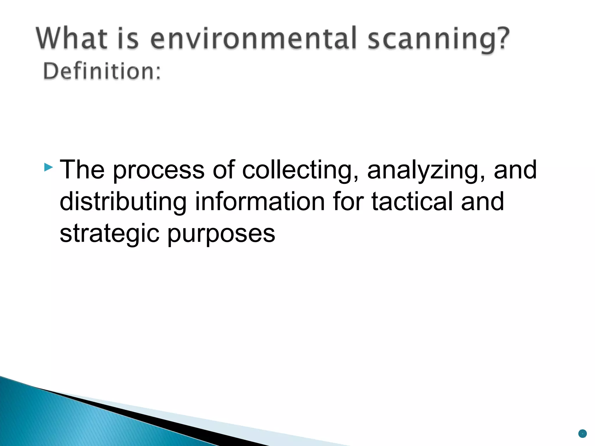 Introto environmentalscanningpresentation 000 (1) | PPT