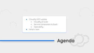 Intro to Environment as a Service - Cloudify 5.0.5 Webinar | PPT
