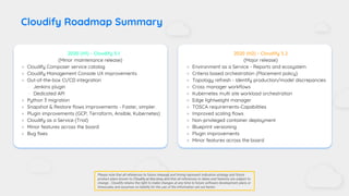 Intro to Environment as a Service - Cloudify 5.0.5 Webinar | PPT