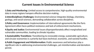 Introduction To Environmental Science 2025 | PPTX