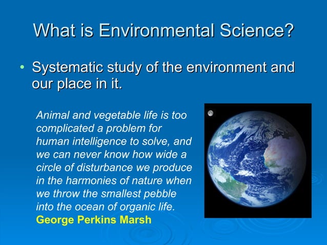 Intro. to Environmental Science | PPT | Geology | Science