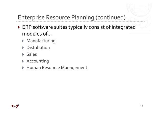 Introduction to Enterprise Resource Planning | PDF