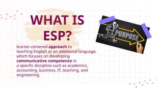 Intro to ESP - Introduction to English for Specific Purposes.pptx