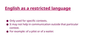 Intro to ESP - Introduction to English for Specific Purposes.pptx