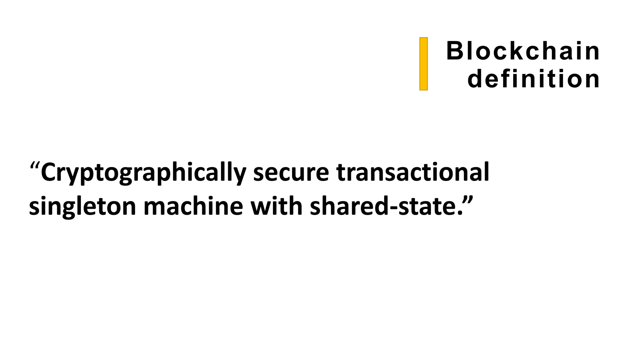 Technical Intro to Ethereum | PPT