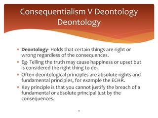 Introduction to Healthcare Ethics | PPTX