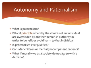 Introduction to Healthcare Ethics | PPTX