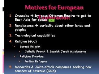 Intro to european colonialism power point | PPTX | Adventure Travel ...