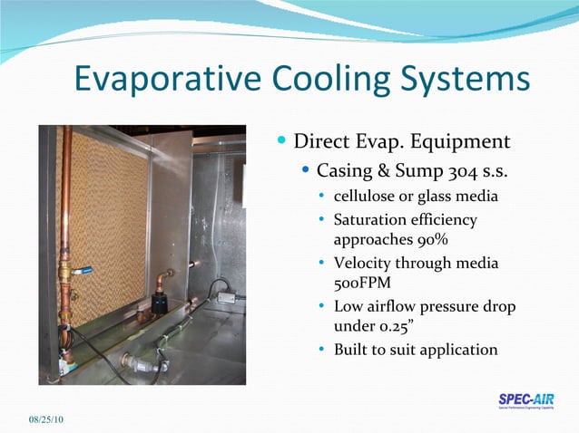 Intro To Evaporative Cooling | PPT