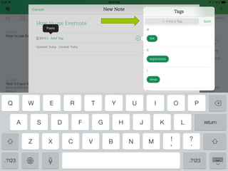 Intro to evernote | PPT