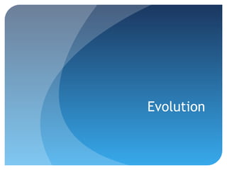 Intro to evolution | PPT