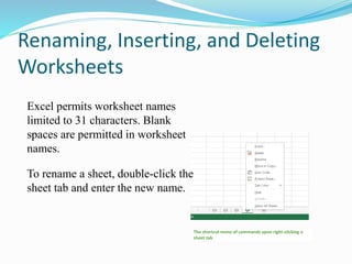 Intro to Excel Basics: Part I | PPTX