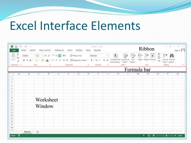 Intro to Excel Basics: Part I | PPTX