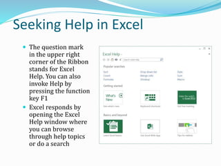 Intro to Excel Basics: Part I | PPTX
