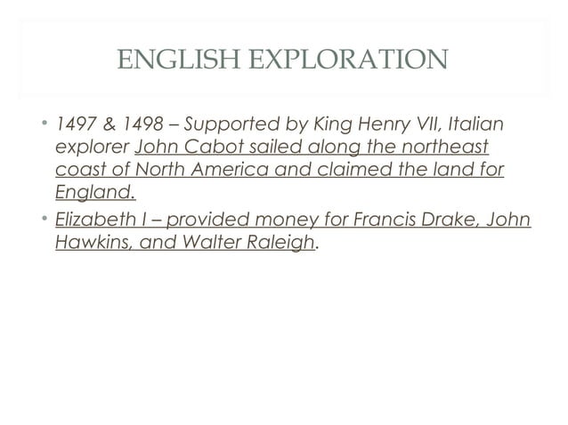 Intro to exploration | PPT