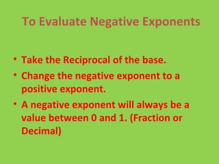 Intro to exponents edmodo 2013 14 | PPT