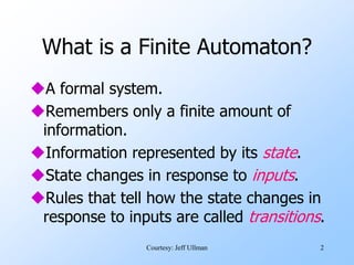 Finite Automata | PPT