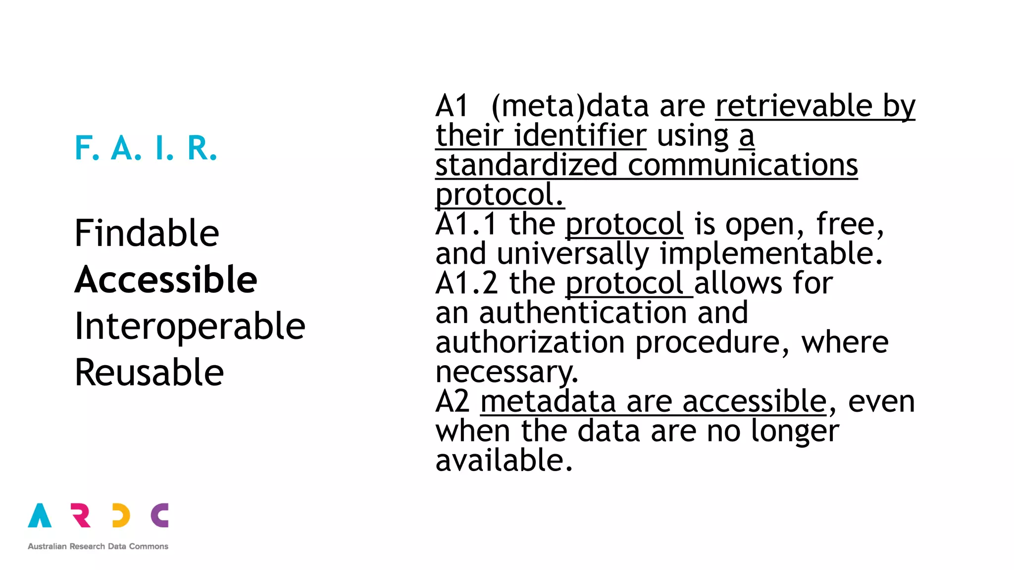 Introduction to FAIR principles - for impact and reuse of research data | PDF