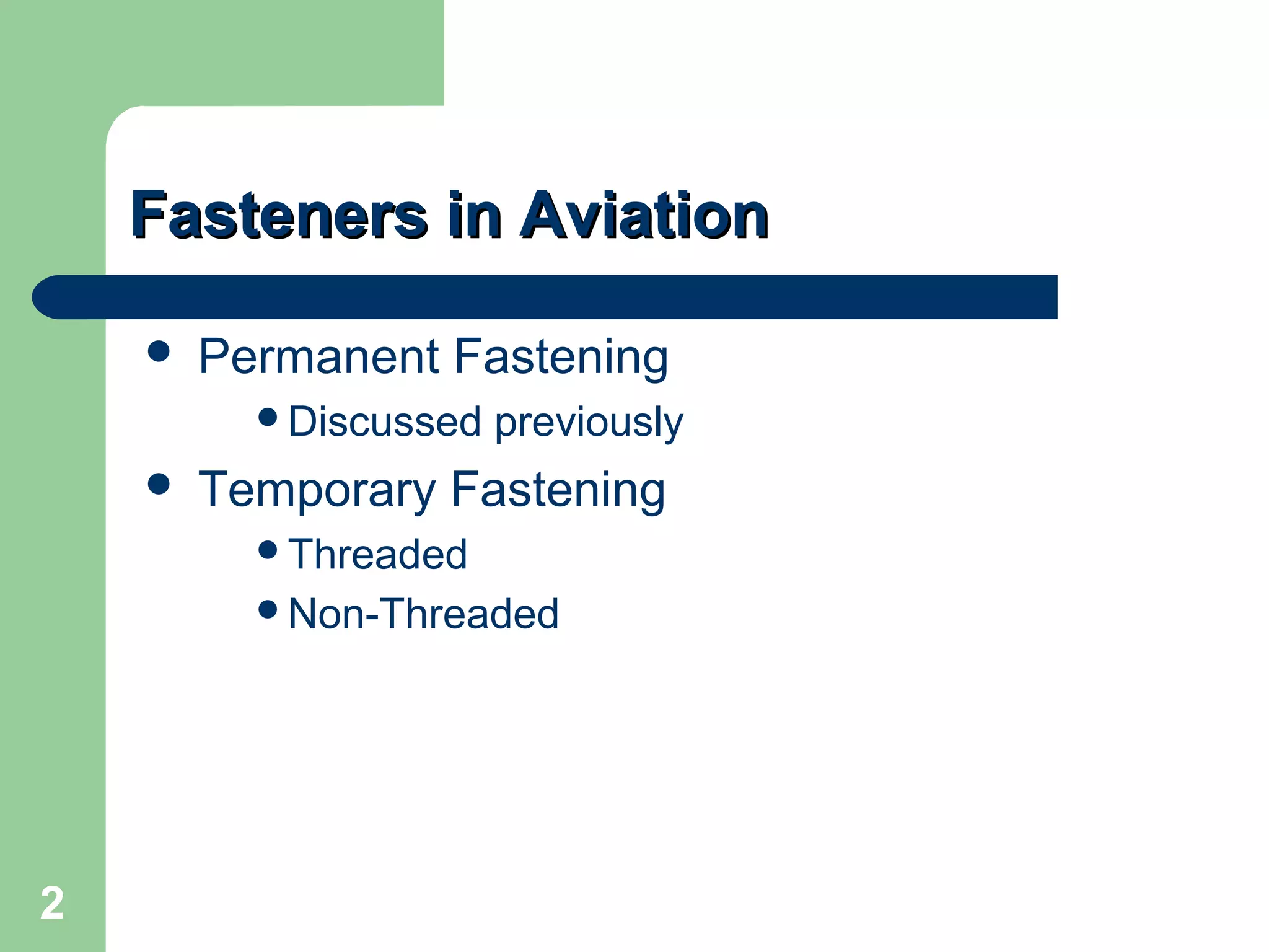 Intro to fastener_technology_part3_r2010 | PPT