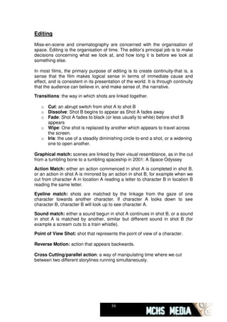 Intro to film language booklet | PDF