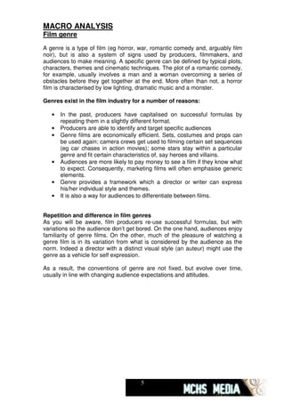 Intro to film language booklet | PDF