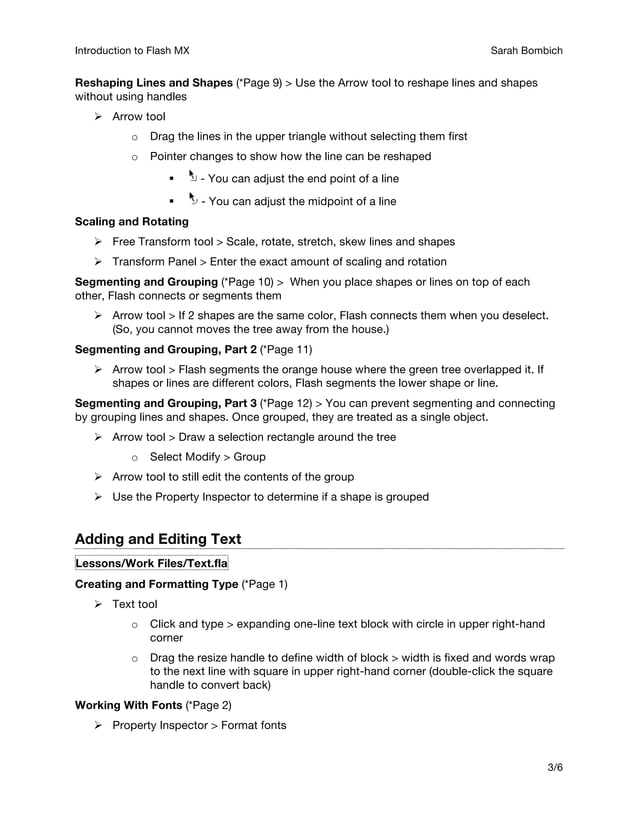 Introduction to Flash | PDF