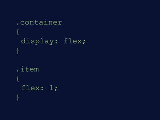 Intro to Flexbox - A Magical CSS Property | PPTX