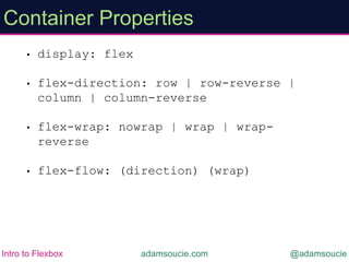 Intro to Flexbox - A Magical CSS Property | PPTX